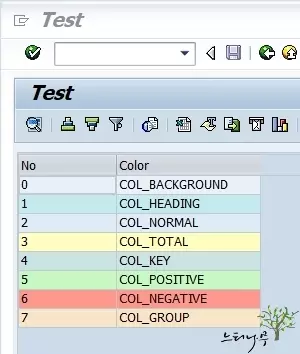 ABAP ALV Report에서 조건에 따라 필드에 서로 다른 색상을 지정하는 방법