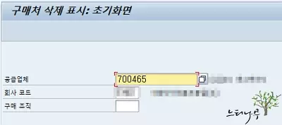 SAP에서 XK05(구매처 보류/보류 해제)와 XK06(구매처 삭제 표시) 차이점 설명
